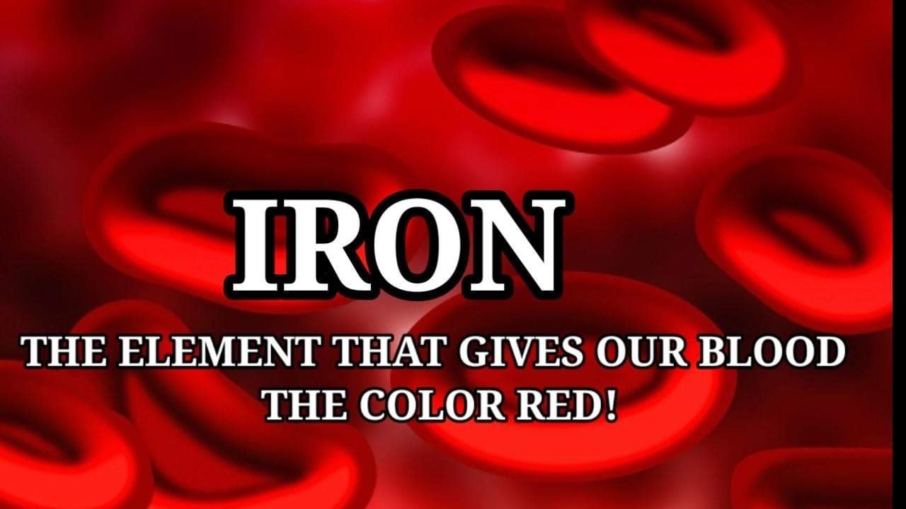 IRON - The element that gives our blood the color red! - YouTube