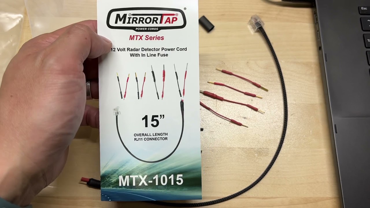 Goodbye coiled power cord on Uniden R7 radar - MirrorTap and BlendMount ...