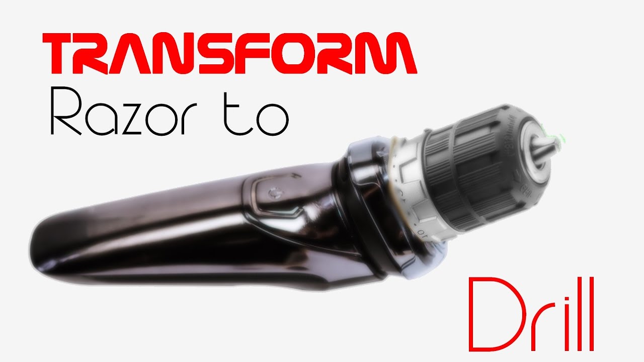 Transform Razor to Drill Very Simple - YouTube