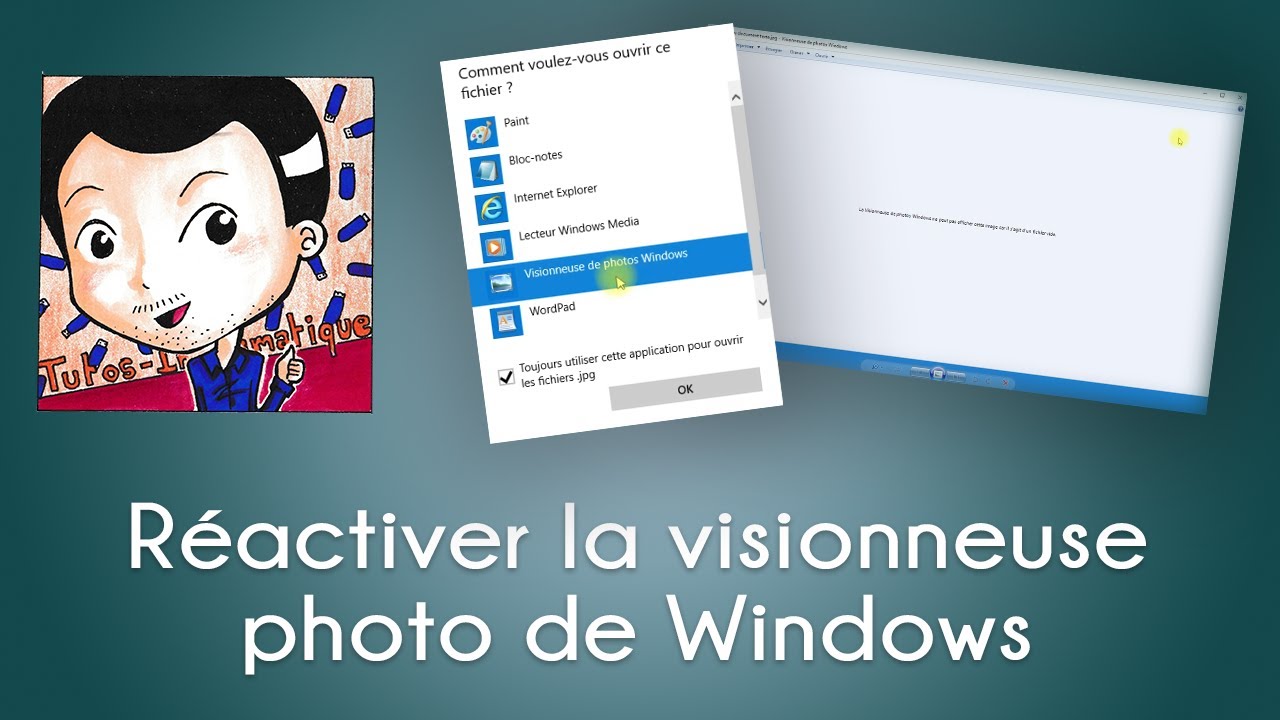 Réactiver la visionneuse photo de Windows sur Windows 10 et Serveur ...