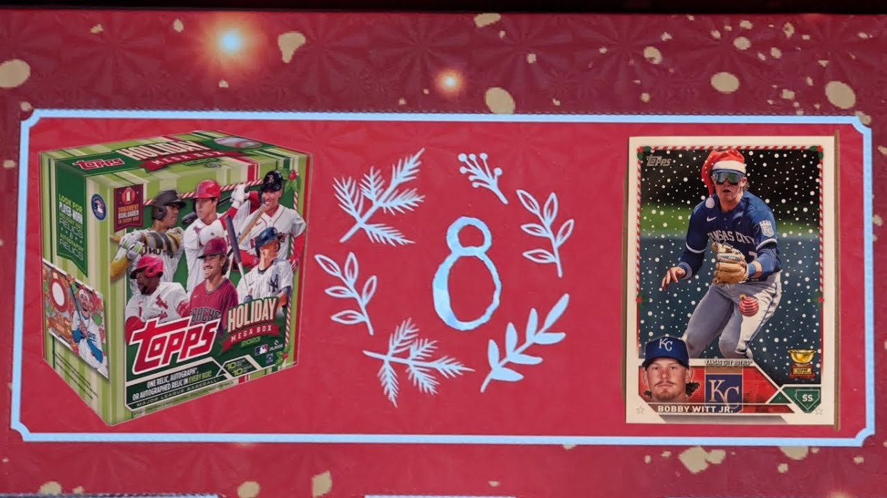 Topps Holiday Advent Calendar Day 8 - YouTube