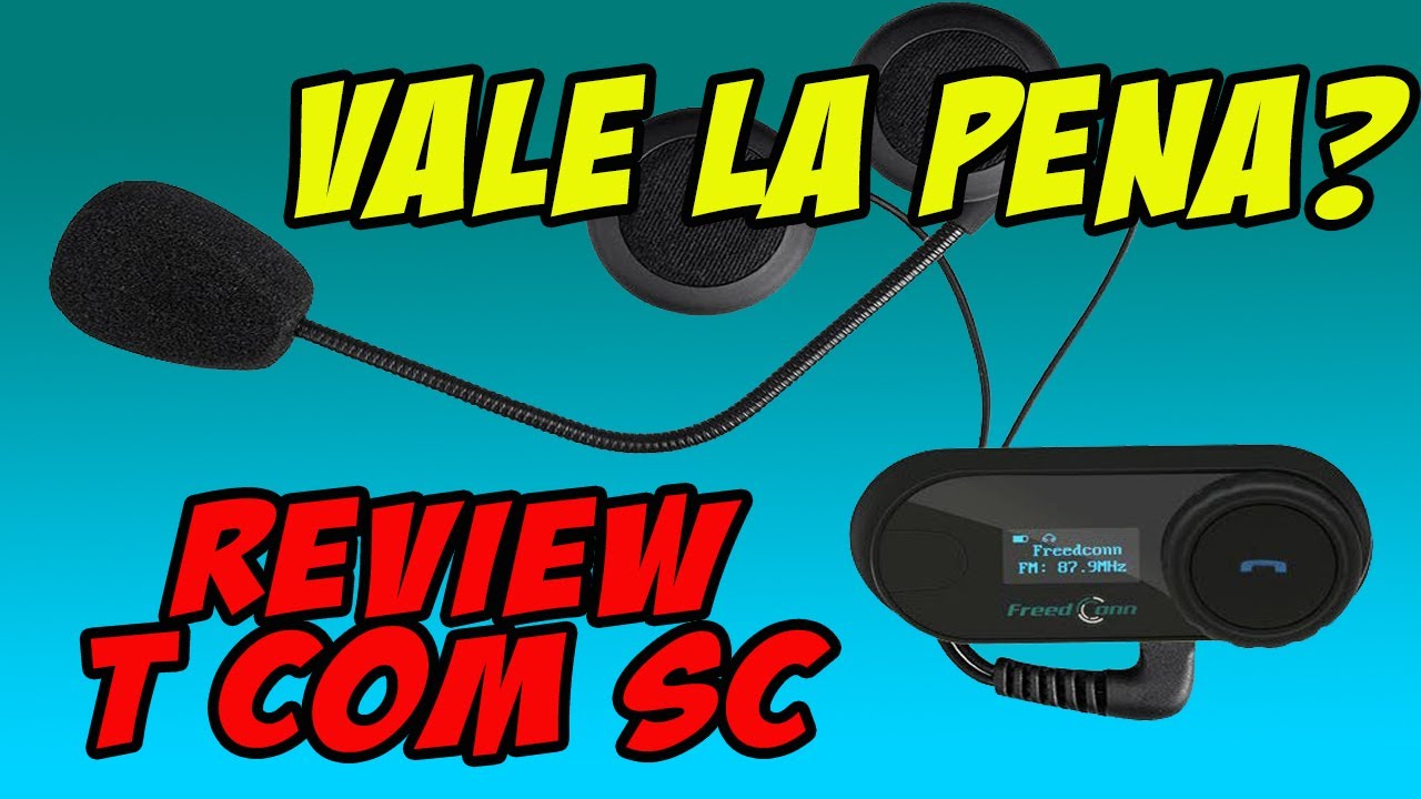 REVIEW INTERCOM FREEDCONN T-COM SC - VALE LA PENA COMPRARLO? - YouTube