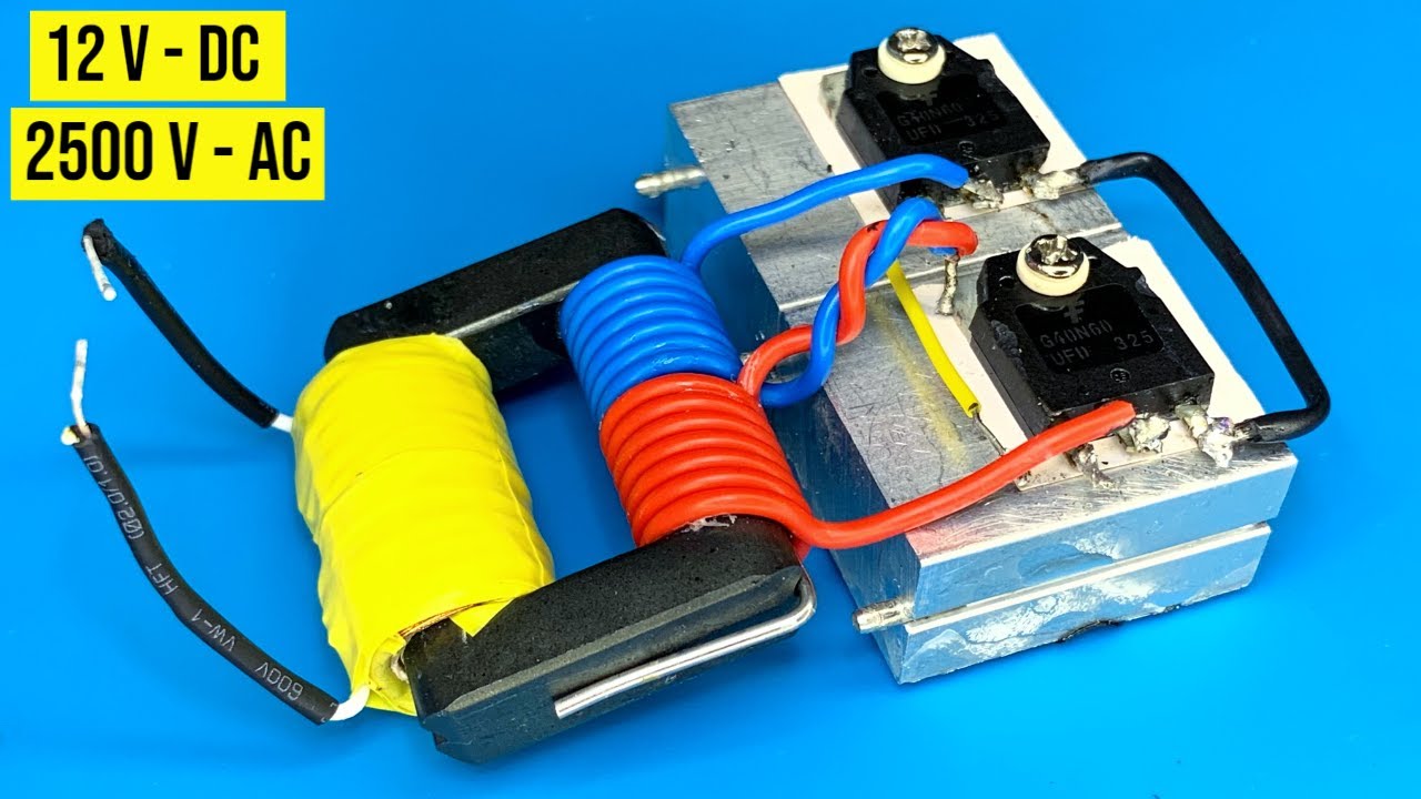 how to make transformer, inverter 12v to 2500v, power supplies, jlcpcb ...