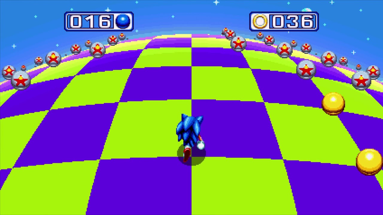 Sonic Mania (PS4): Bonus Stages 17-20 (Perfects) - YouTube