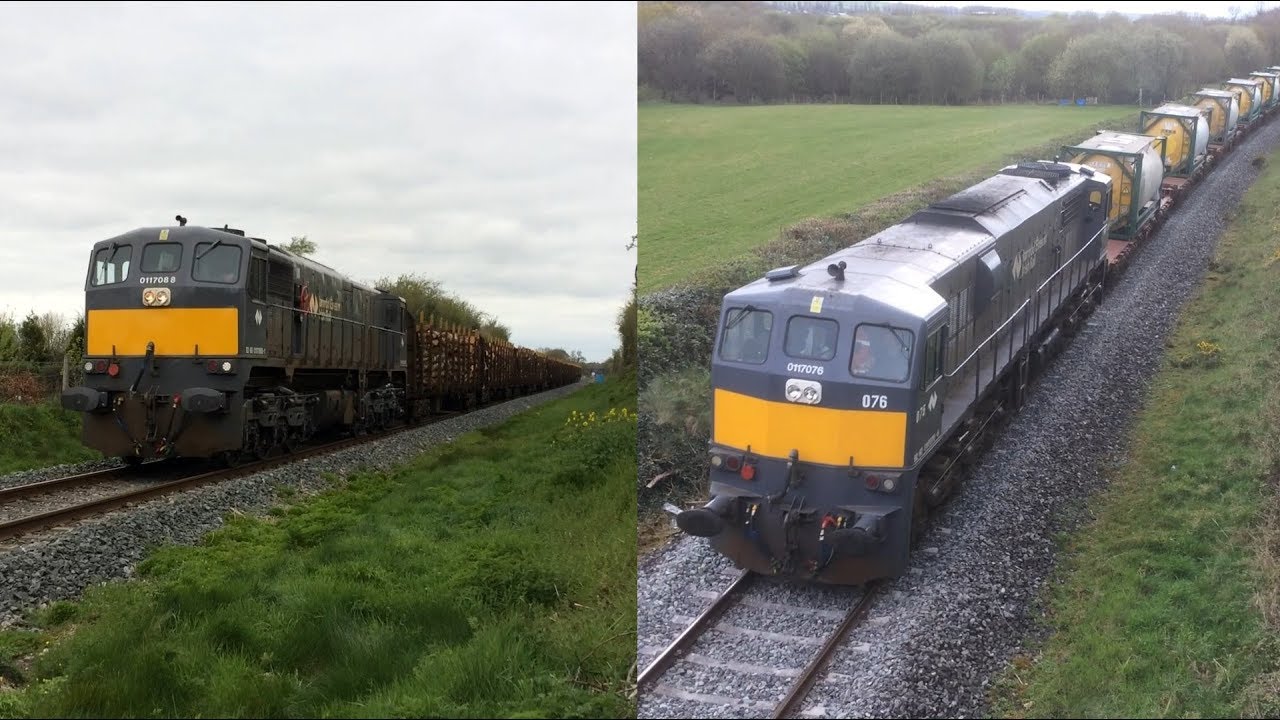 088 & 076 on timber & DFDS liners (5/10-4-2017) - YouTube