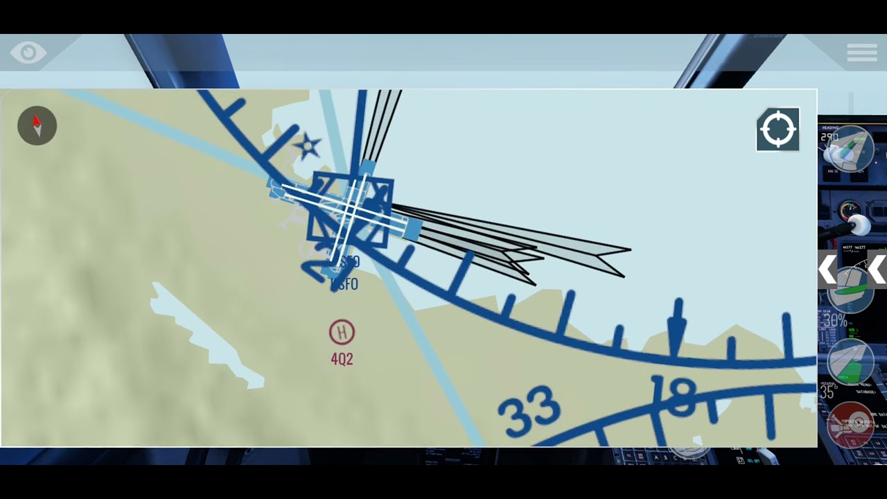Xplane-10 mobile Boeing 737-800 autoland easy tutorial - YouTube