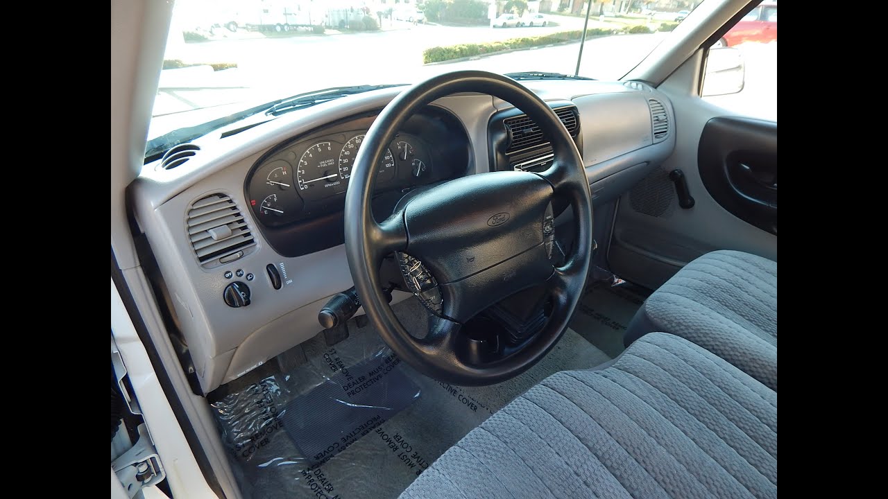 1996 Ford Ranger XLT 5 speed manual transmission complete TEST DRIVE ...