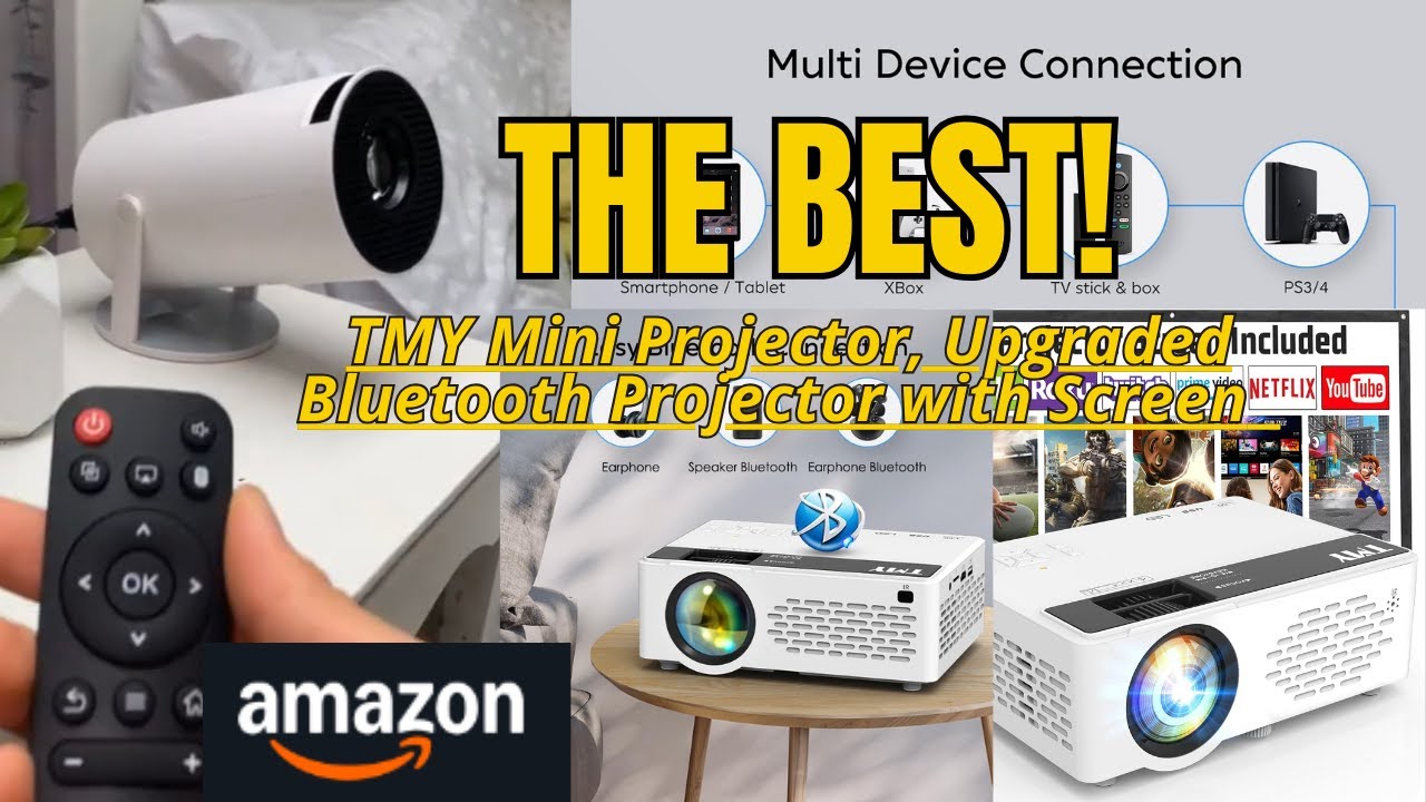 THE BEST! Viral mini Bluetooth projector with screen included 📽️ # ...