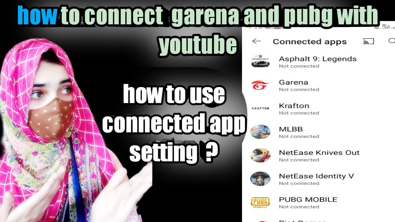 How to Connect Pubg Account youtube what is connected app in yt how to ...