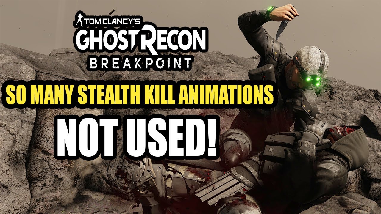 Ghost Recon Breakpoint: So Many Stealth Kill Animations Not Used - YouTube