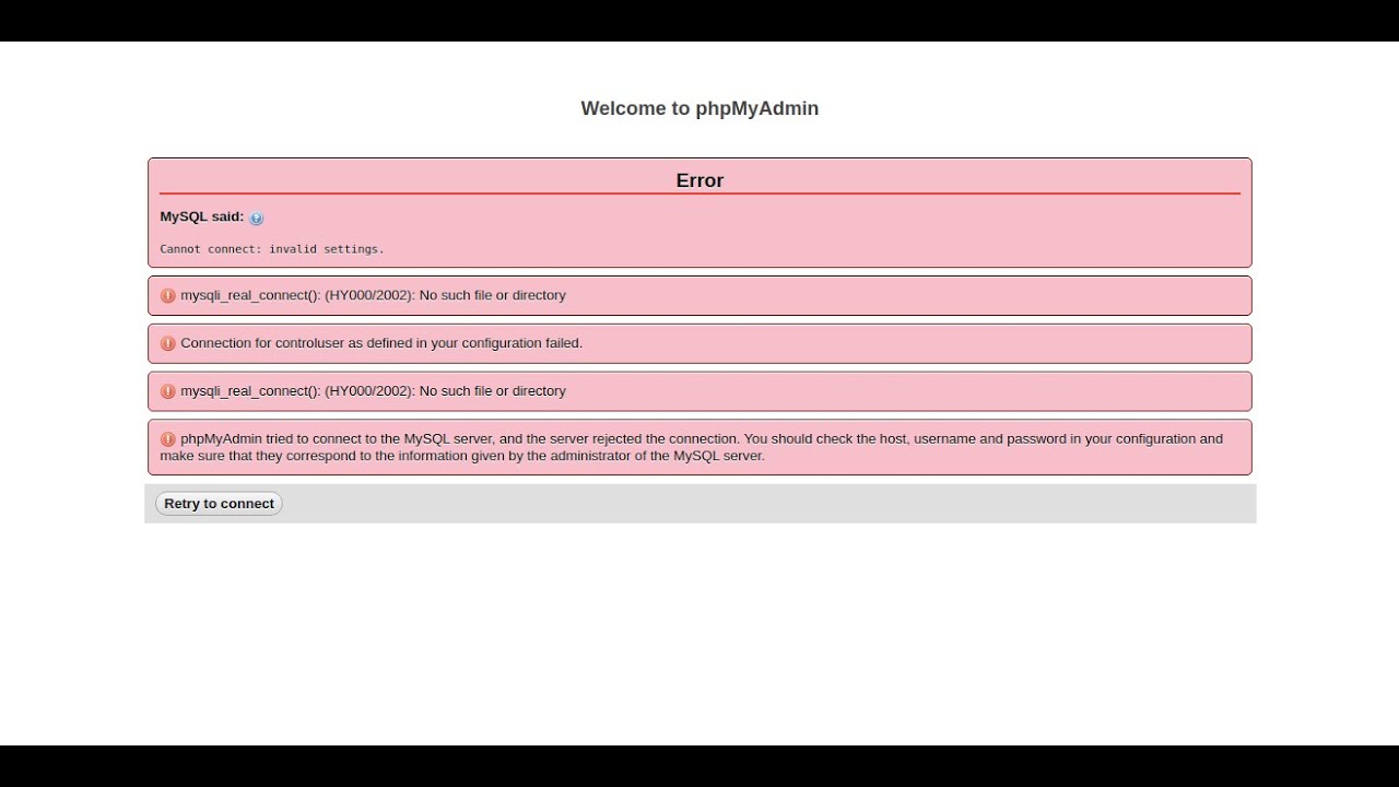 Access denied phpmyadmin issue lampp ubuntu - YouTube