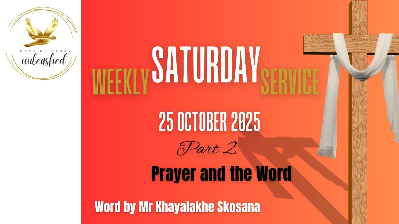 Saturday Service | 25 October 2025 | Part 2 - YouTube