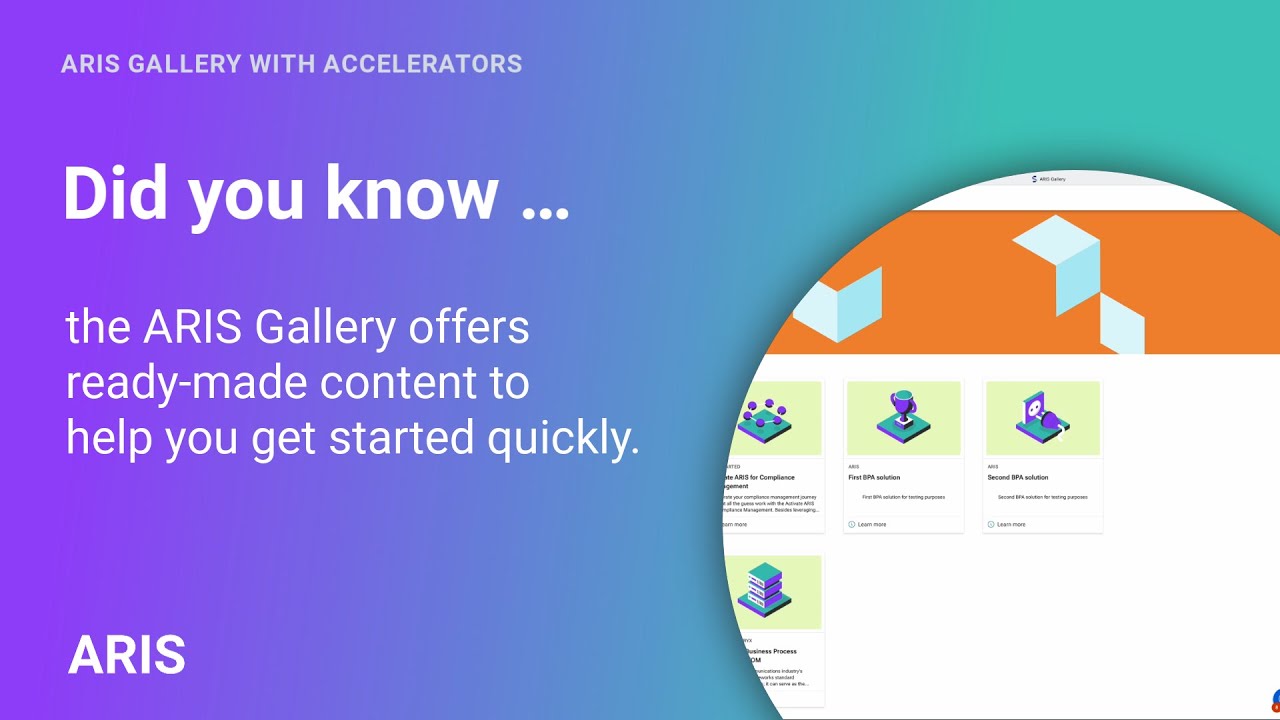 Unlock Efficiency with the New ARIS Gallery for BPA | ARIS BPA - YouTube