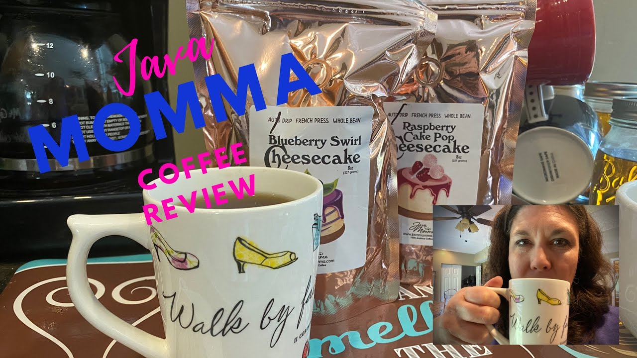 Java Momma Coffee Review | Blueberry Cheesecake Swirl Coffee | Raspberry Cake Pop Cheesecake ...