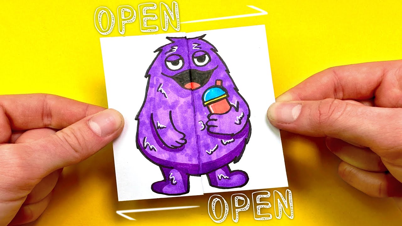 Best Drawing Compilation with GRIMACE SHAKE Birthday by McDonald’s ...
