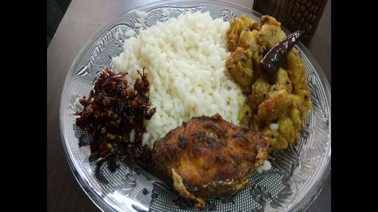 Quick And Easy Lunch Menu | Easy Regular Kerala Lunch / Mariya Kerala ...
