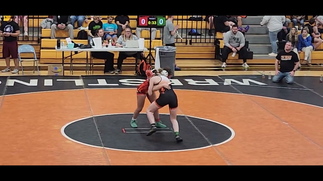 Calla Hardison, 110 lbs., USAWKS 2024 District 1 Championships 3/1/24 ...