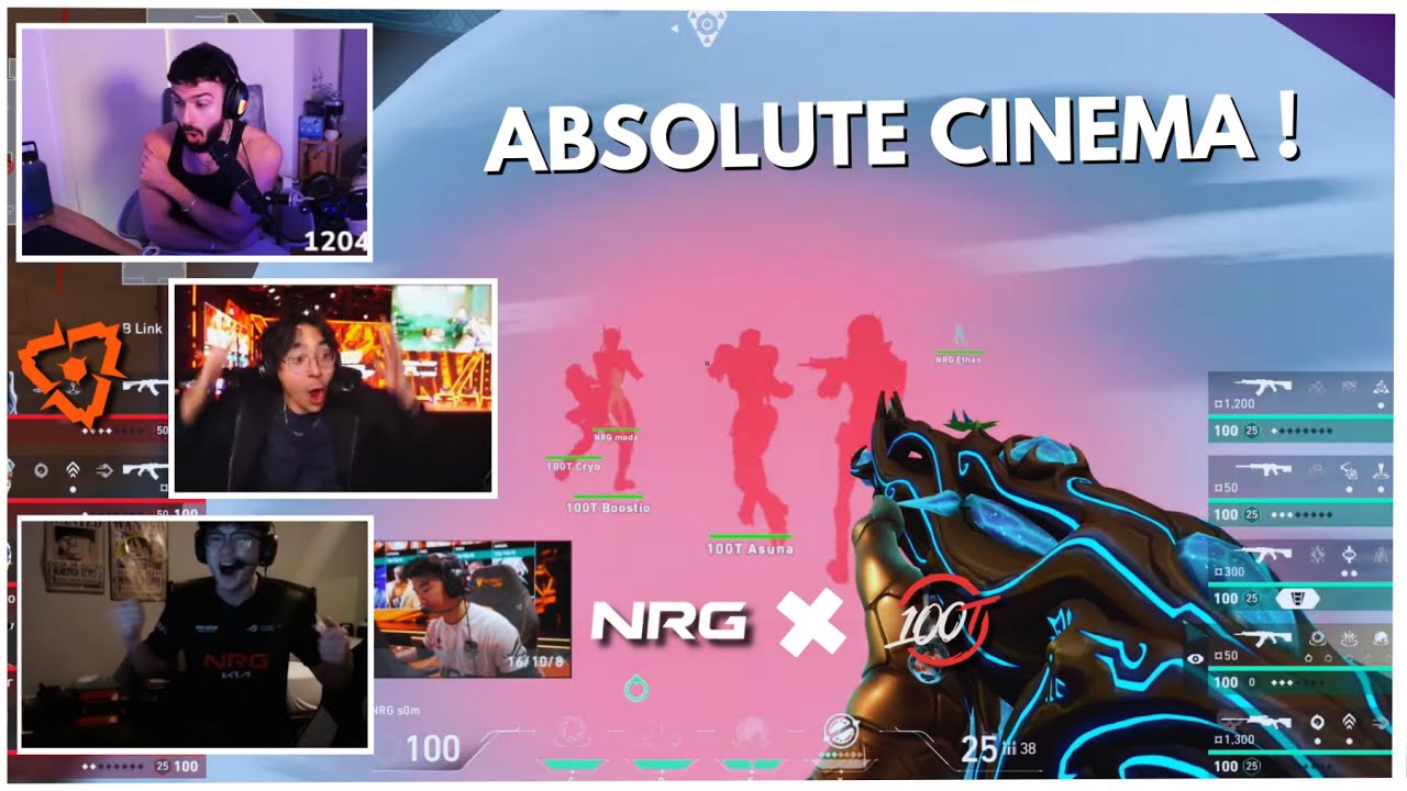 TenZ , Tarik & Shanks React to 100T vs NRG Match | Valorant Champions ...