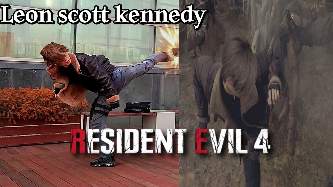 Resident evil Leon in real life 바이오하자드 레온 체술 실사판 - YouTube