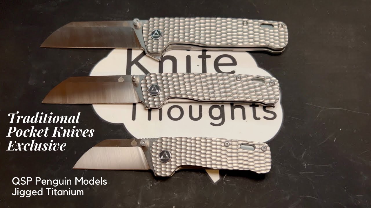 QSP Traditional Pocket Knives Exclusive Penguin, Mini Penguin ...