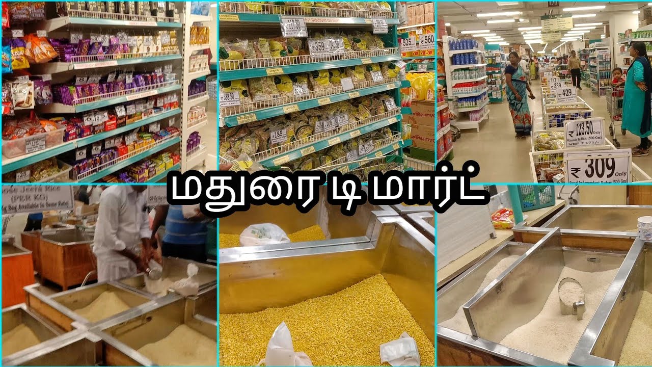 Madurai D Mart Shopping Vlog 🛍️🛒 Rice & Dal Varieties | Chocolates ...