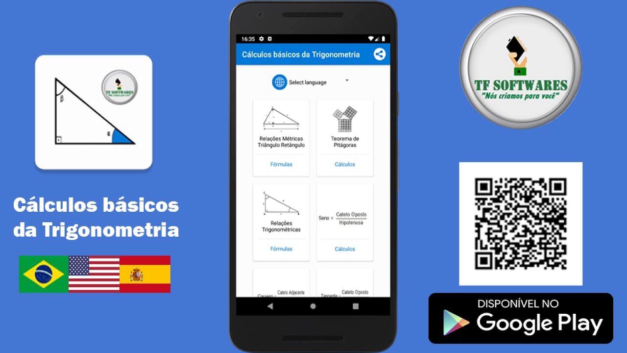 Cálculos da Trigonometria - Aplicativo disponível no Google Play Store ...