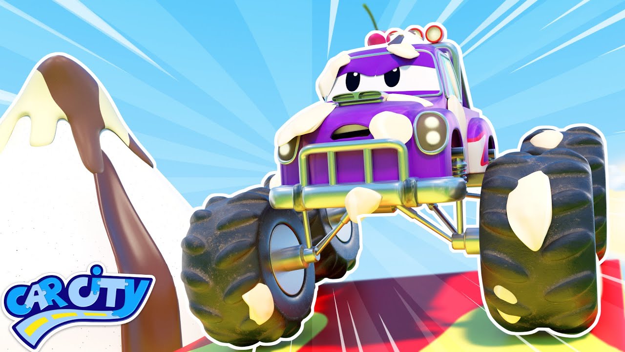 Learn about Safety | Monster Truck Gets Hurt After Stunt | Vehicle ...