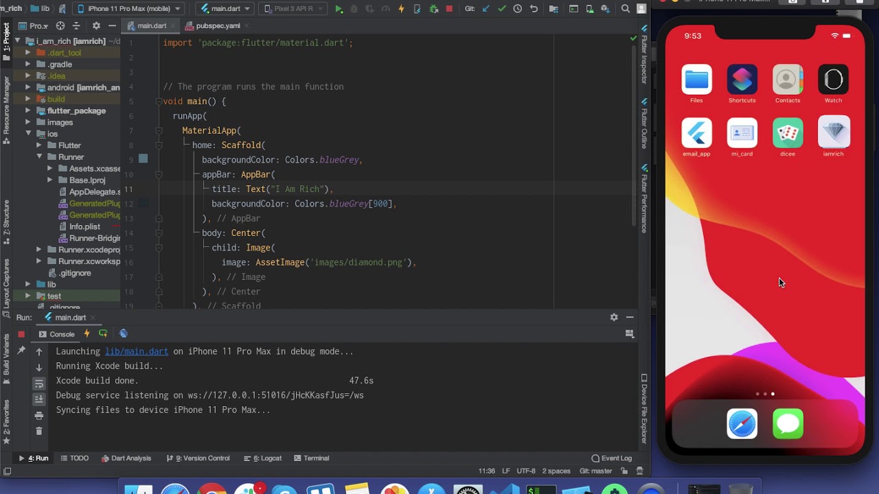 I Am Rich Mobile App - YouTube