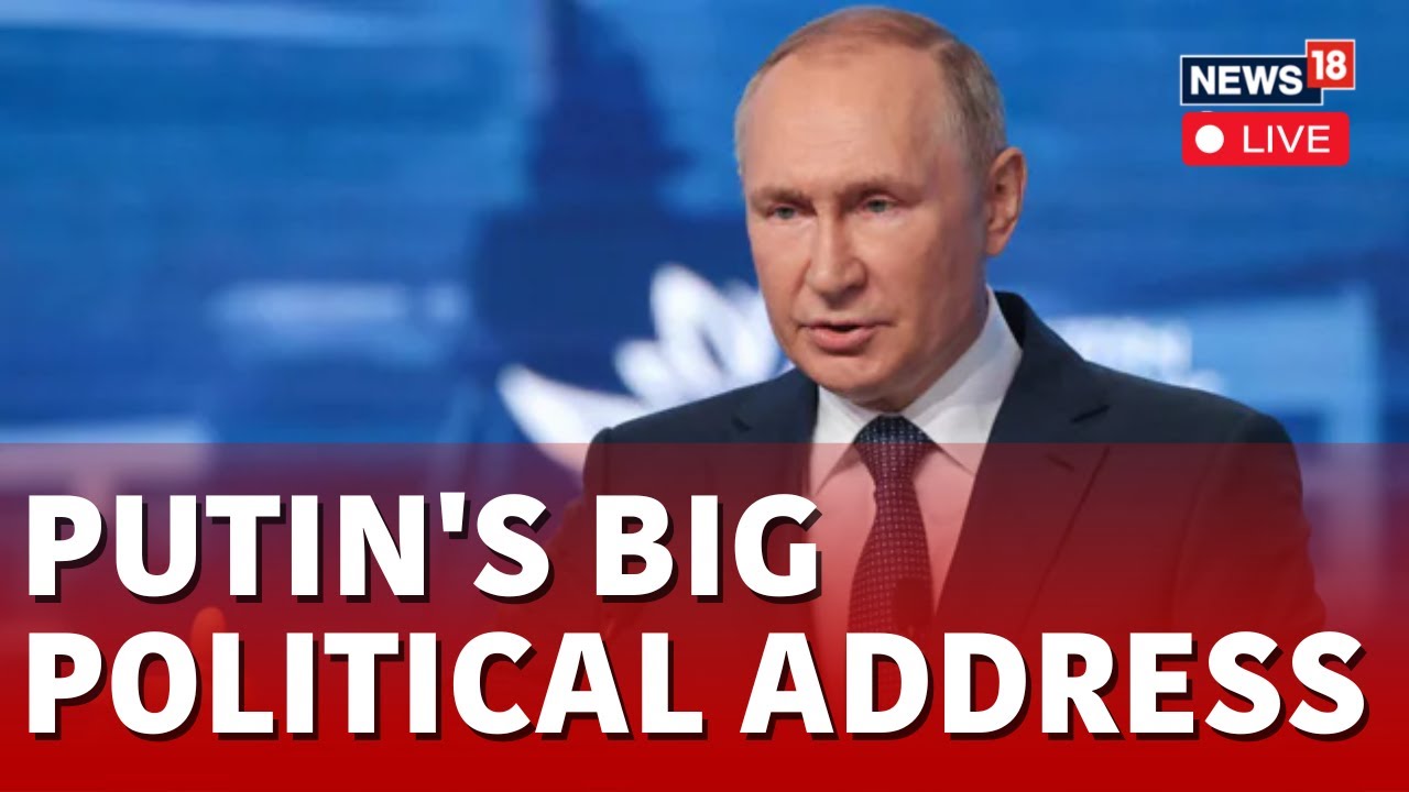 Vladimir Putin LIVE | Russian President Putin LIVE | Putin's Fiery ...