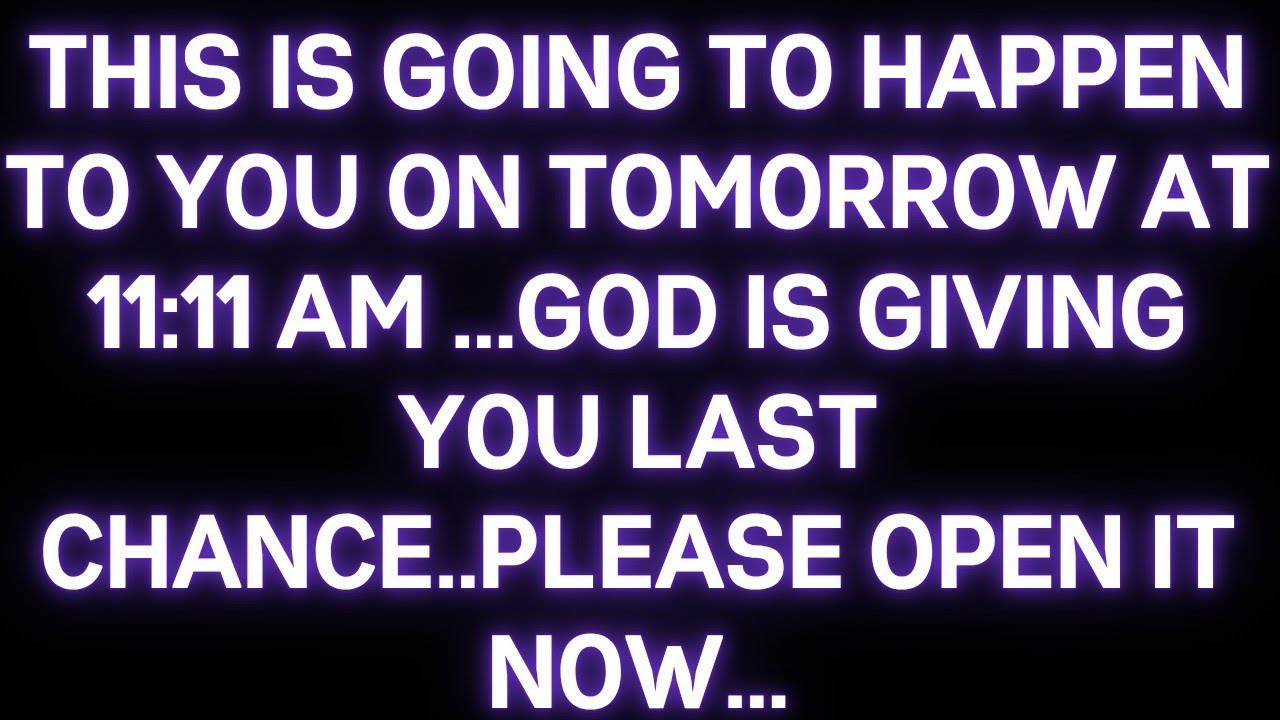Angel Says, This Is Going To Happen To You On Tomorrow At 11:11 Am, God ...