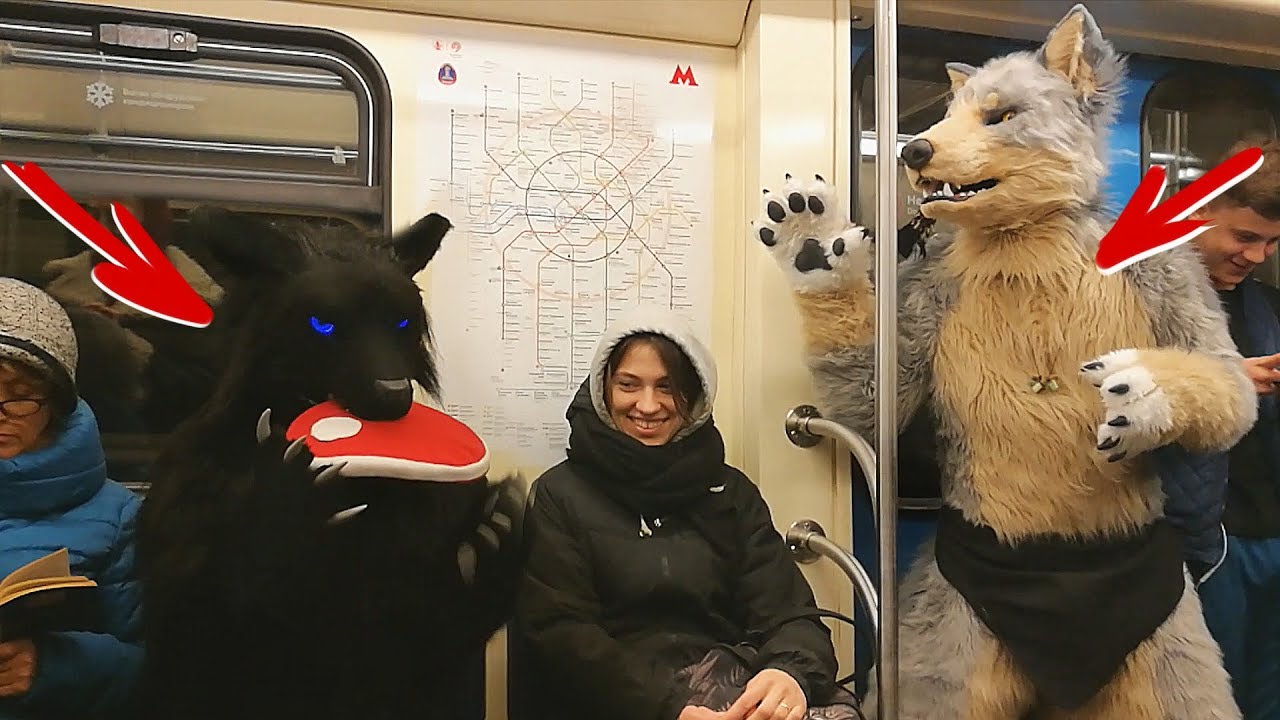 Вы удивитесь что делают ФУРРИ В МЕТРО / Furry in the Moscow metro ...