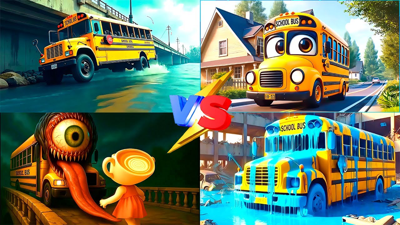 SCHOOL BUS MONSTER EATER Coffin Dance Song COVER🎶Tiles Hop EDM Rush ...