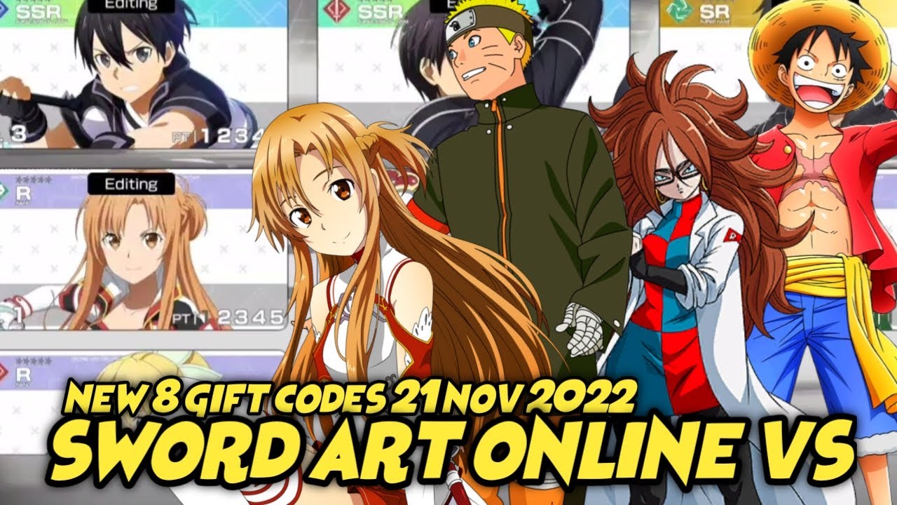 Gameplay SAO VS gift Codes Ninja Rebirth & Saiyans United & Sunny ...