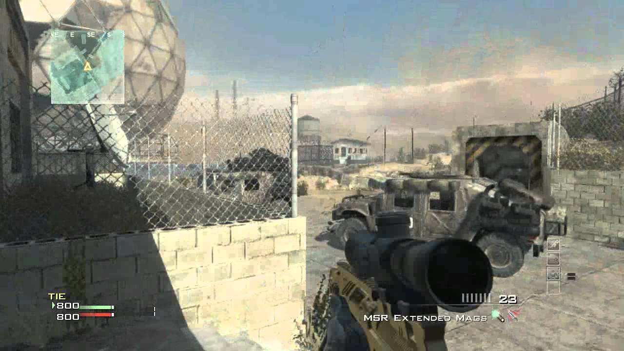 CoD MW3 - MSR 360 - YouTube