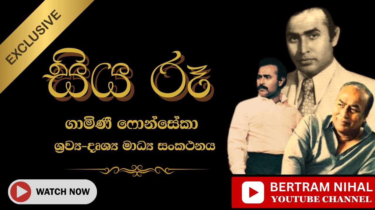 ගාමිණි ෆොන්සේකා | ශ්‍රව්‍ය-දෘශ්‍ය මාධ්‍ය සංකථනය | GAMINI FONSEKA ...