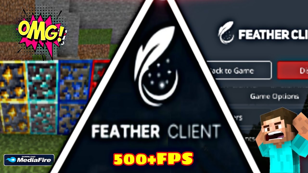 💝Finally Feather Clinet For Minecraft PE || How To Download Feather ...