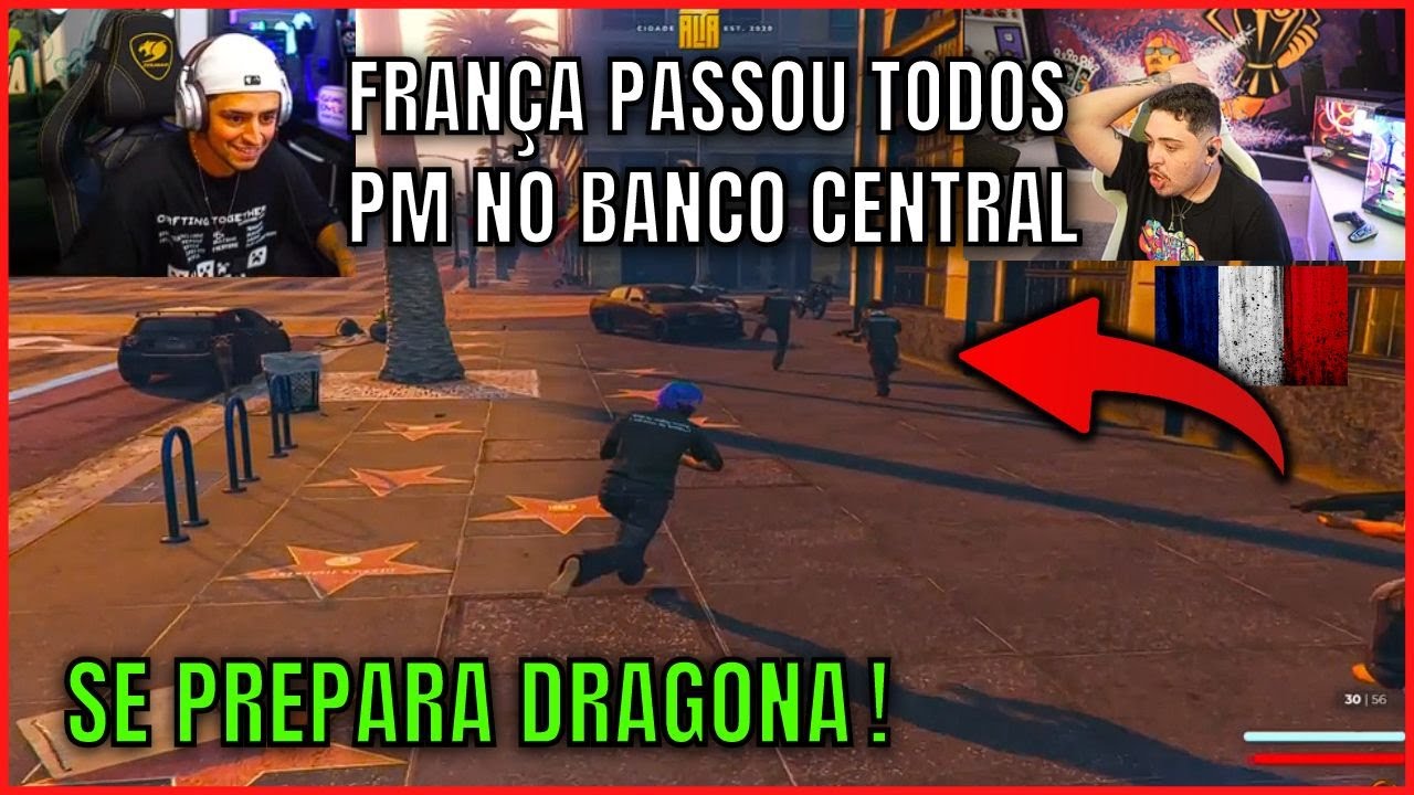 ViSÃO do GALEGO CONNOR e FRANÇA GANHANDO TROCAÇÃO no CENTRAL CDA GTA RP ...