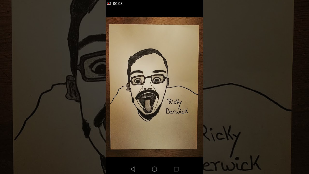 Ricky Berwick, Canadian Youtuber | My Drawing from Ricky Berwick # ...