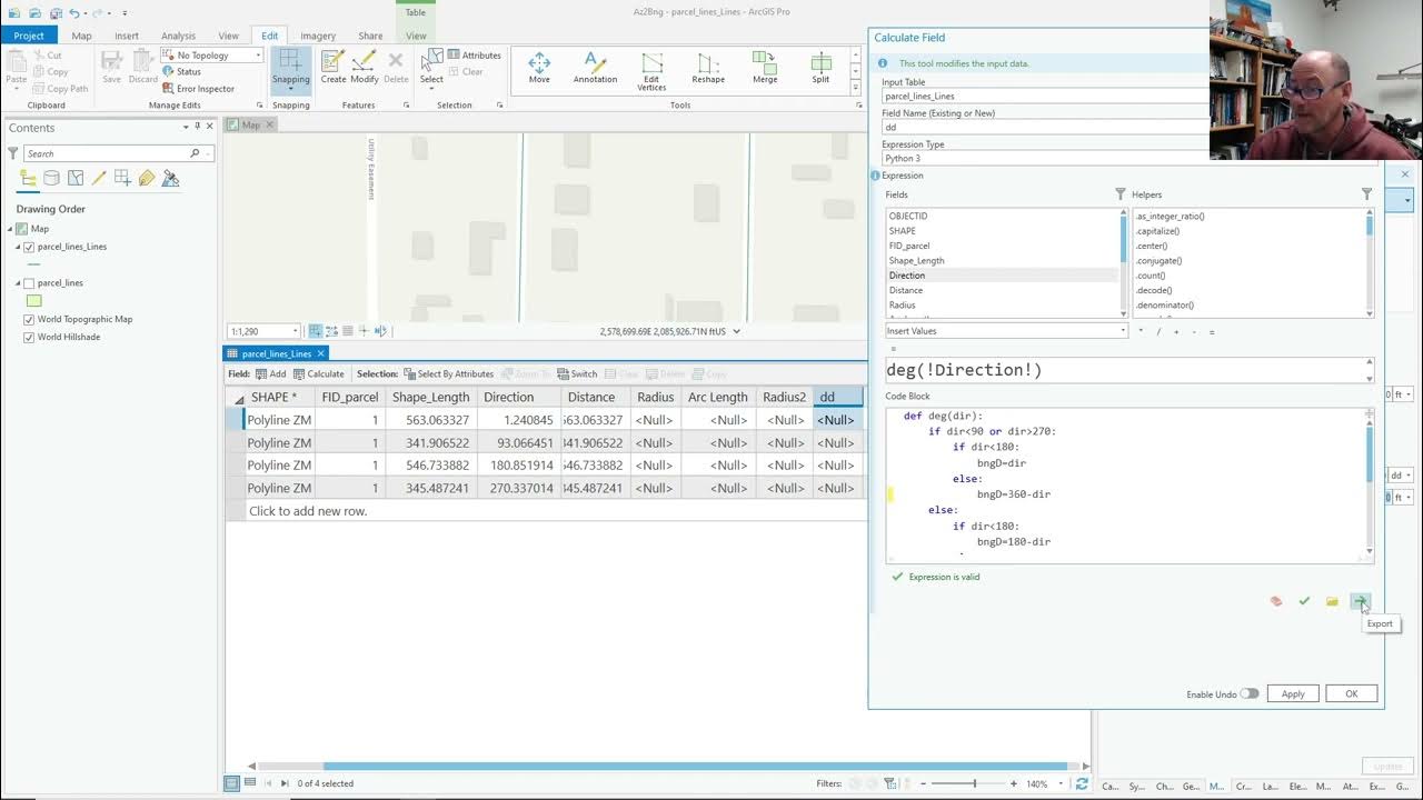 Polygon Parcel to Labeling Fields Using ArcGIS Pro Field Calculator - YouTube