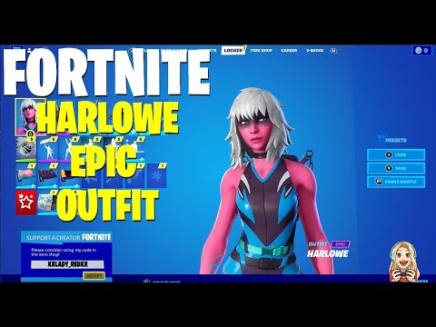 HARLOWE (EPIC Outfit)-Fortnite - YouTube