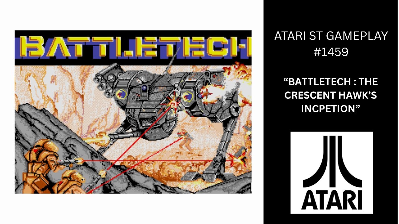 Battletech : The Crescent Hawk's Inception (Atari ST / Gameplay #1459 ...