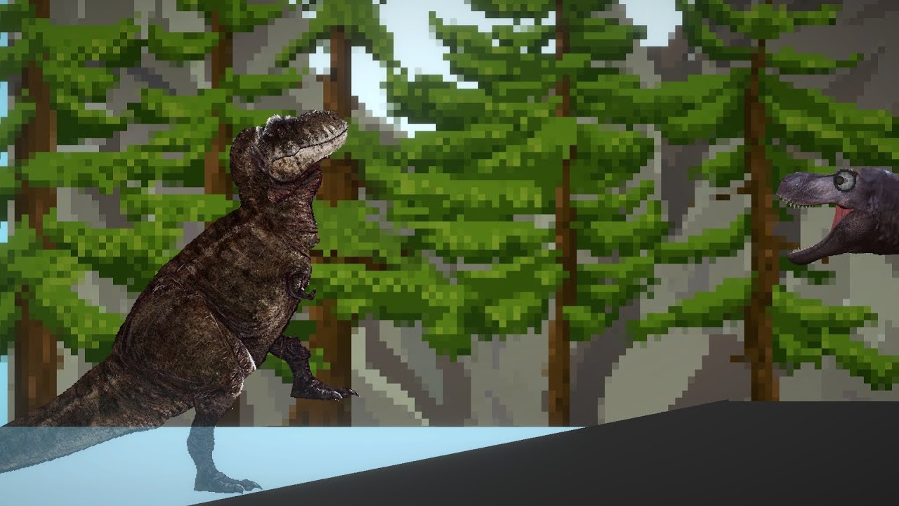 Prehistoric planet tyrannosaurus melmod. MELON SANDBOX - YouTube