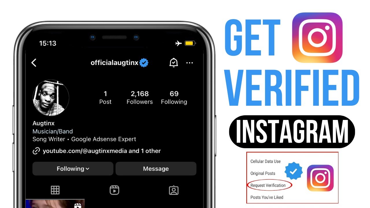 HOW TO GET VERIFIED ON INSTAGRAM || REQUEST VERIFICATION - YouTube