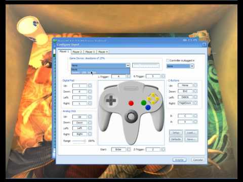 Como configurar el control para Project64 joystick joypad - YouTube