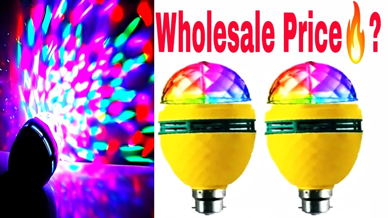 led deco rotating party lamp wholesale Price jane kya hai? Best led ...