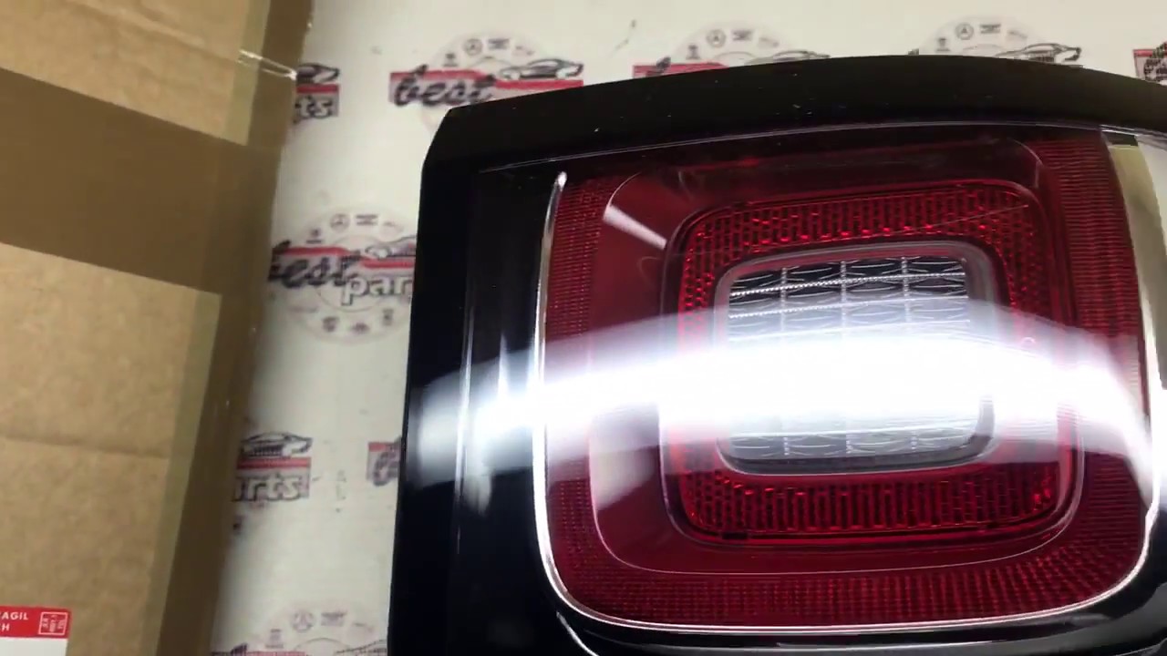 LR098346 Фонарь задний правый, рестайлинг Range Rover Vogue L405 - YouTube