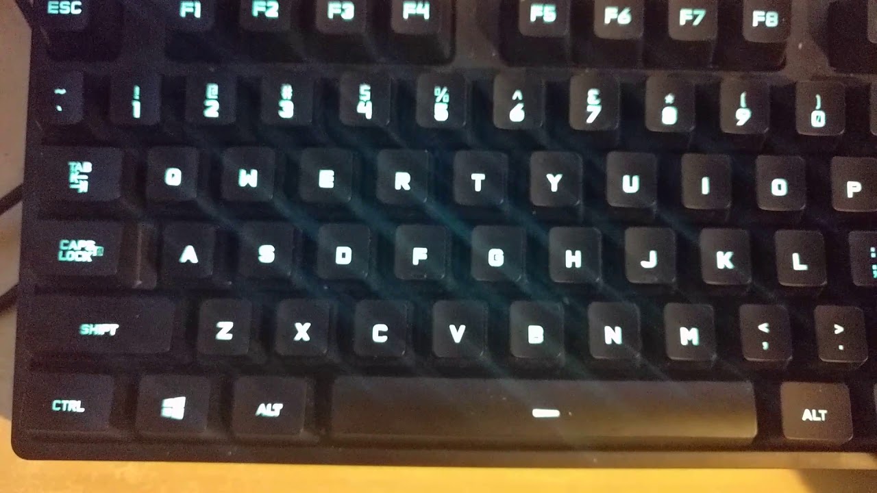 Programatically change colors Logitech G810 - YouTube