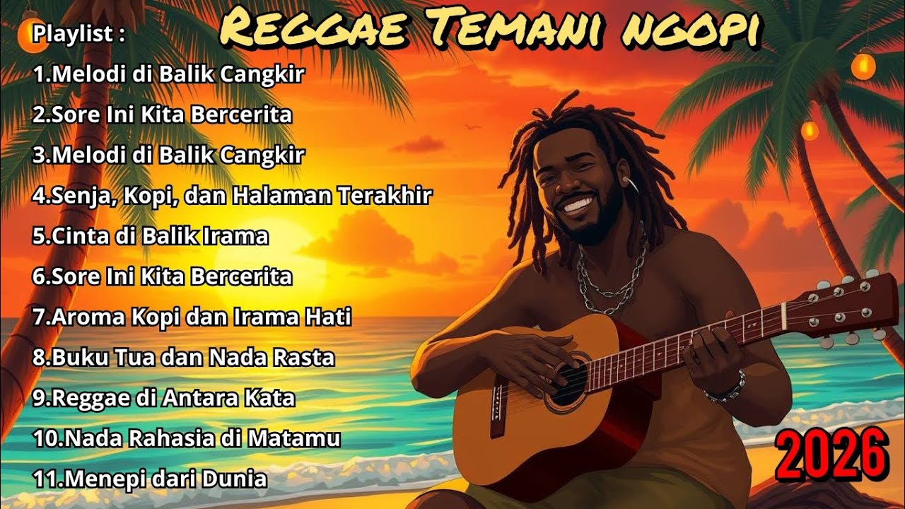 Lagu Reggae Santai Untuk Teman Ngopi 2026🌴 Musik Reggae Penyemangat ...