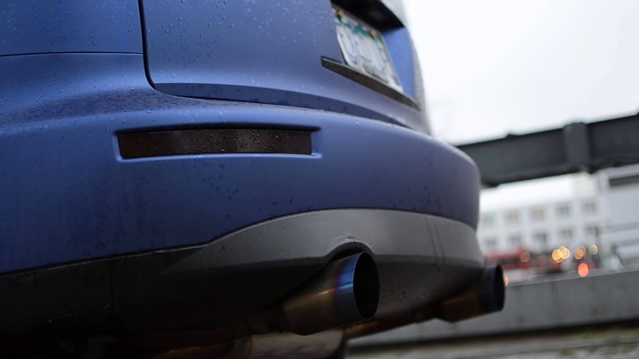 2008 FX35 Invidia Exhaust - YouTube