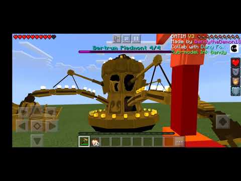 Bendy and The Ink Machine addon part 1 boss fight with bertrum piedmont ...